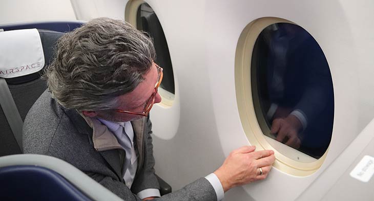 Flugzeugkabine der Zukunft - Besuch des “Airspace Explorer ...