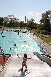 Schyrenbad - das älteste Freibad Münchens. Baden gehen in München - das ...