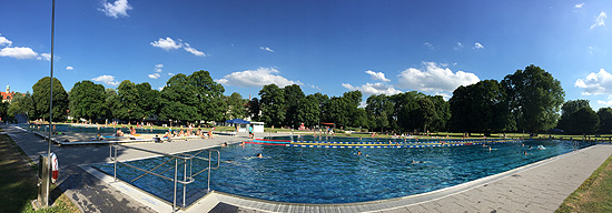 Schyrenbad - das älteste Freibad Münchens. Baden gehen in München - das ...
