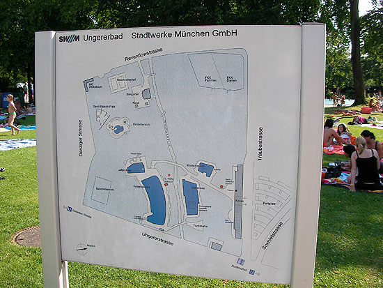 baden gehen - Ungererbad - Freibad in München Schwabing