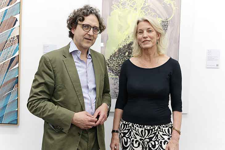 Katja Burkard und Hans Mahr, Mon Muellerschoen und Max Beckmann-Enkelin ...