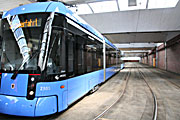 München Trambahn der Zukunft: neue Variobahn des MVG wurde am 19.03. ...