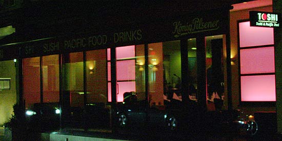 Toshi - Restaurant & Bar Sushi - Pacific Food - Drinks in München